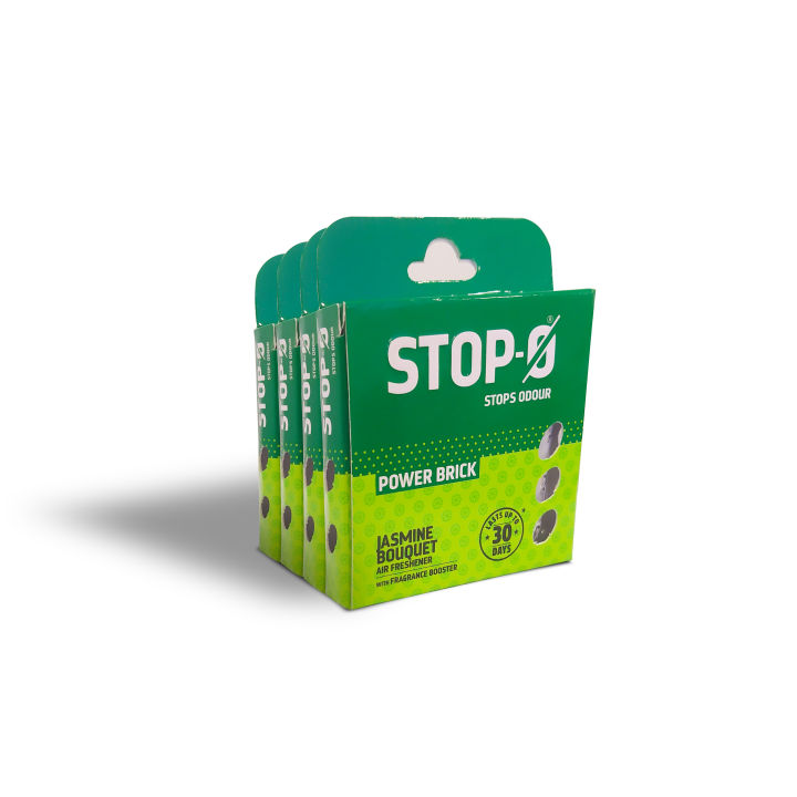 Stop - O Brick Air Freshener - Jasmine - 4 Packets | Daraz.lk