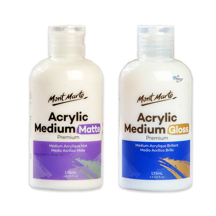 Mont Marte Acrylic Medium & Varnish 135ml (Gloss/Matte) | Daraz.lk