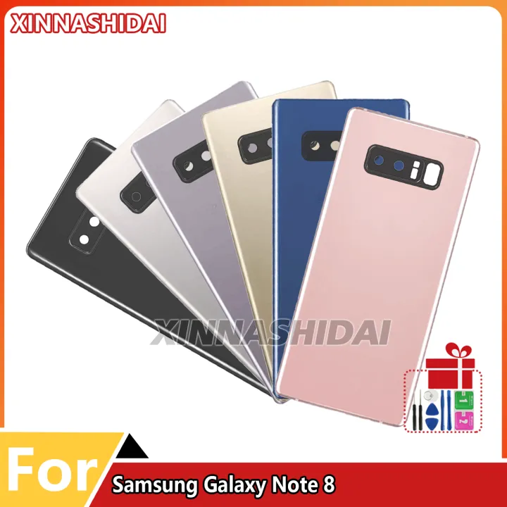 For Samsung Galaxy Note8 Note 8 SM-N950 Glass Back Battery Housing ...