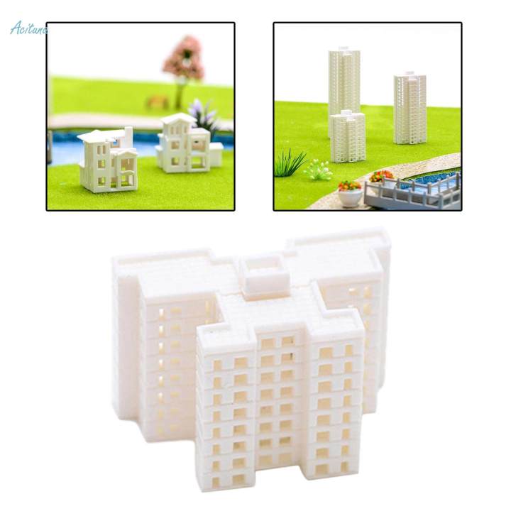 Miniature Apartment Building Decoration Props Display Realistic Micro ...