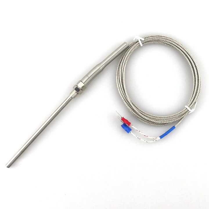 0-400 C K type Thermocouple probe 100mm Sensors 1.8m cable temperature ...