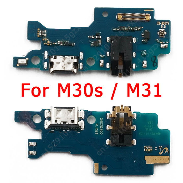USB Charge Board for Samsung Galaxy M30S M31 Charging Port For M307F PCB Dock Connector Flex ...