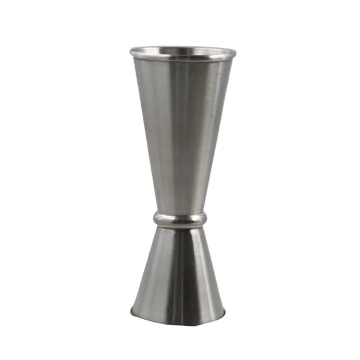 Dual Stainless Steel Measuring Cups Rolled Cup Edge Polished Jigger 15/ ...