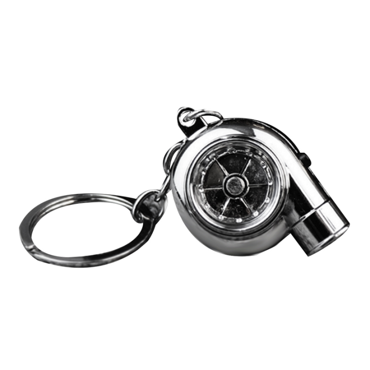 Car Turbo Spinner Keychain with Real Sound and LED Light Mini ...