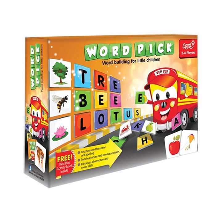 Word Pick Board Game For Kids | Daraz.lk