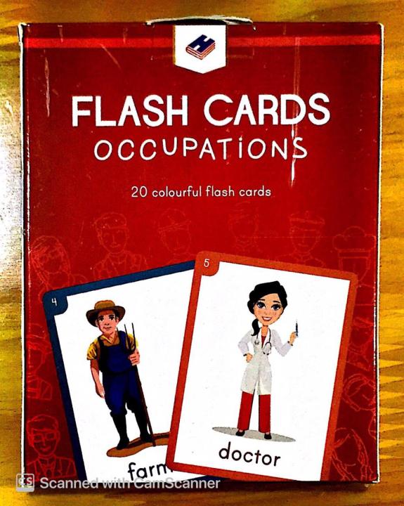 Flash Cards Occupations | Daraz.lk