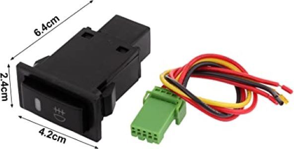 Fog Lamp Push Button Switch 4Pole Controller | Daraz.lk