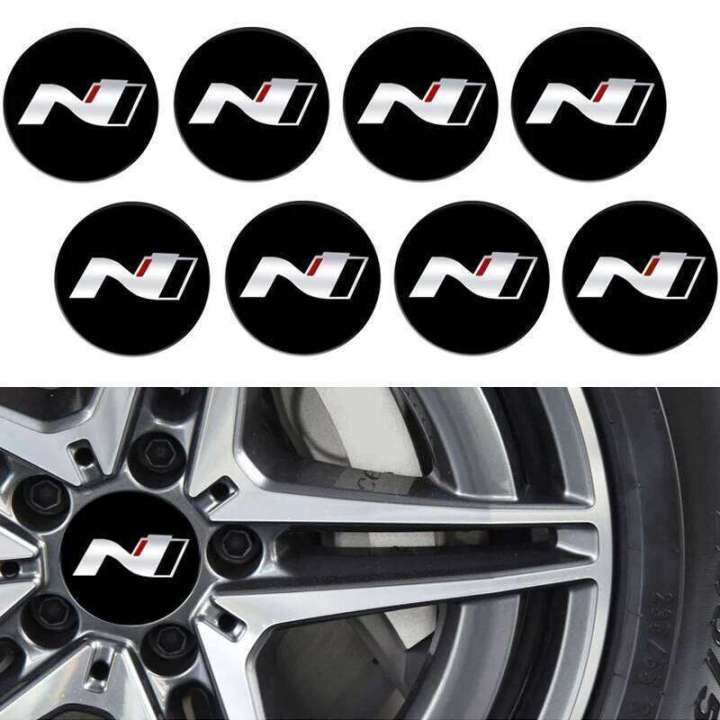 4pcs/set 56mm line Car Wheel Center Stickers Hub Cap Decal for Hyundai ...