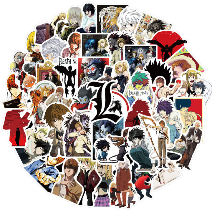 10/30/50pcs Animation Death Note Series Personalized Decoration ...