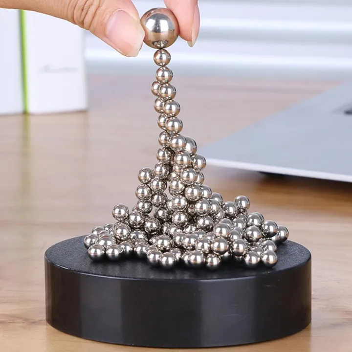 Creative Stress Relief Desk Toys Magnetic Balls DIY Desk Sculpture ...