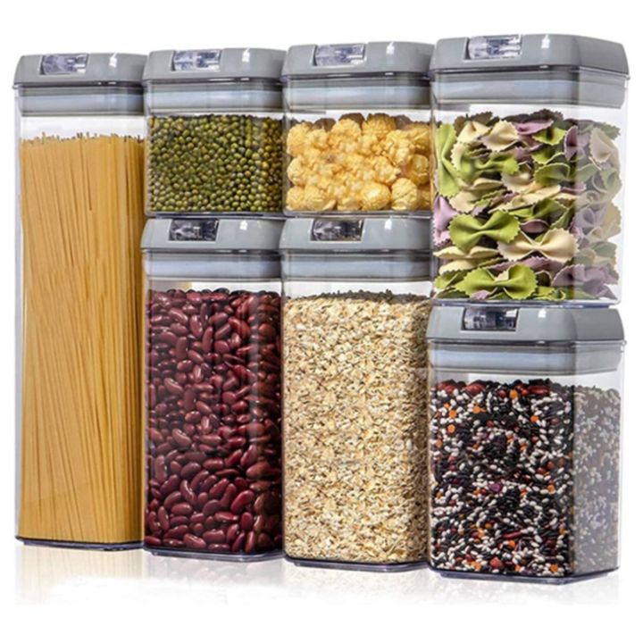 7-Piece Airtight Food Storage Container Set | Daraz.lk