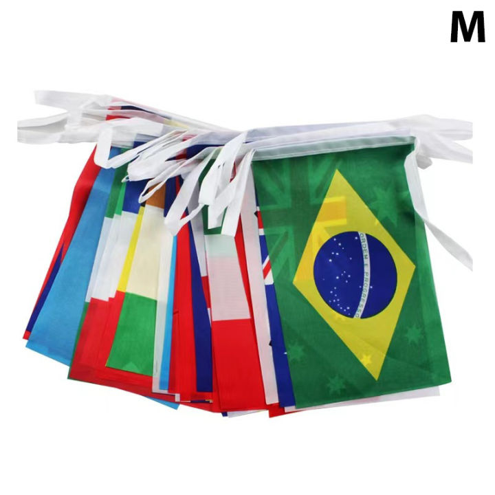 10M/33ft International Flags Banner With 32 World Countries Flags For ...