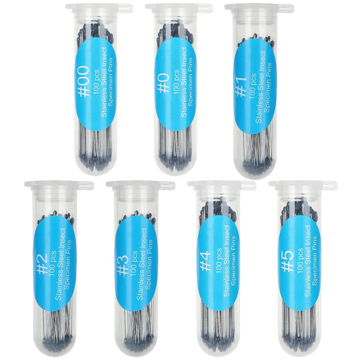 700 Piece Specimen Insect Pins Stainless Steel with Epoxy Resin Head ...