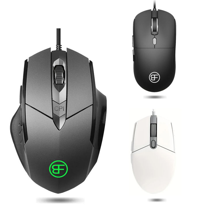 Wired Mouse USB Wired Computer Mouse DPI Adjustable 6-Button Ergonomic ...