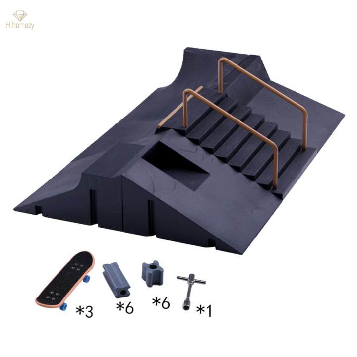 Fingerboard Skate Ramps Training Skate Ramp Finger Skateboard Park for ...
