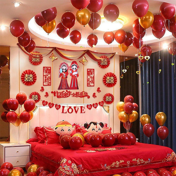 Wedding Supplies Collection Wedding Room Layout Suit Room Balloon ...