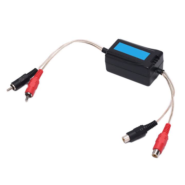 HKATOPS 3.5mm RCA Ground Loop Isolator Audio Stereo Hum Noise Filter ...