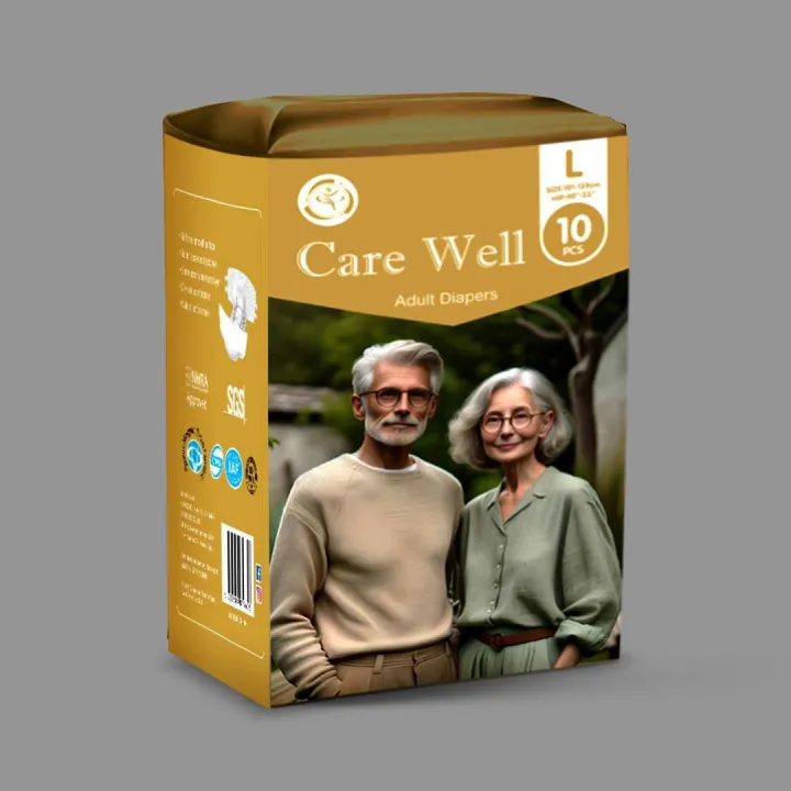 Carewell | Adult Diapers | Large 10 Pieces | Daraz.lk
