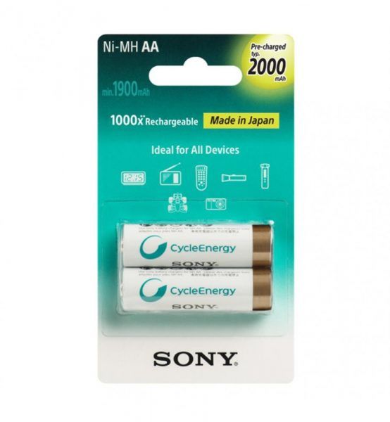 Sony NH AA Rechargeable Batteries (2 Cells) | Daraz.lk