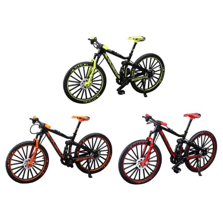 Y1ub Collectible Metal Bicycles Model Finger Bicycles Toy With ...