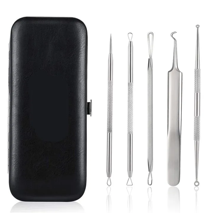 Blackhead Remover Tool Comedones Extractor Acne Removal Kit for Blemish ...