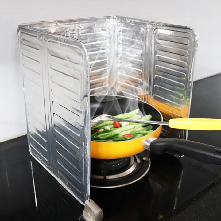 Kitchen Oil Baffle Aluminum Foil Cooktop Oil Baffle Creative Kitchen ...