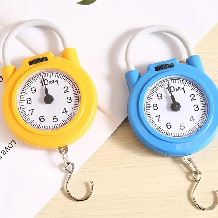 Mini Scales Portable Spring Scale Lightweight High Precision Hook Scale ...
