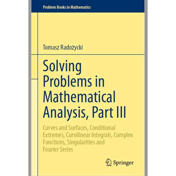 Solving Problems in Mathematical Analysis, Part III Curves a | Daraz.lk