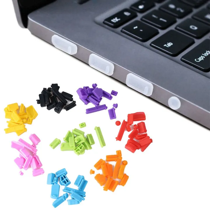 13Pcs/Set Protective For Laptop PC Tablet USB Port RJ45 Computer ...