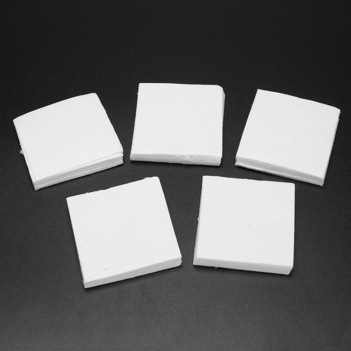 50 Sheets Ceramic Fiber Square Microwave Kiln Glass Fusing Paper ...