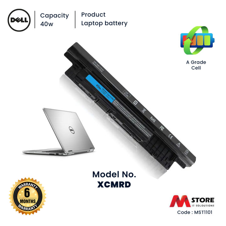 New Dell laptop battery (A Grade) | Brand : DELL Battery | Model : XCMRD | Type : Lithium | Out ...