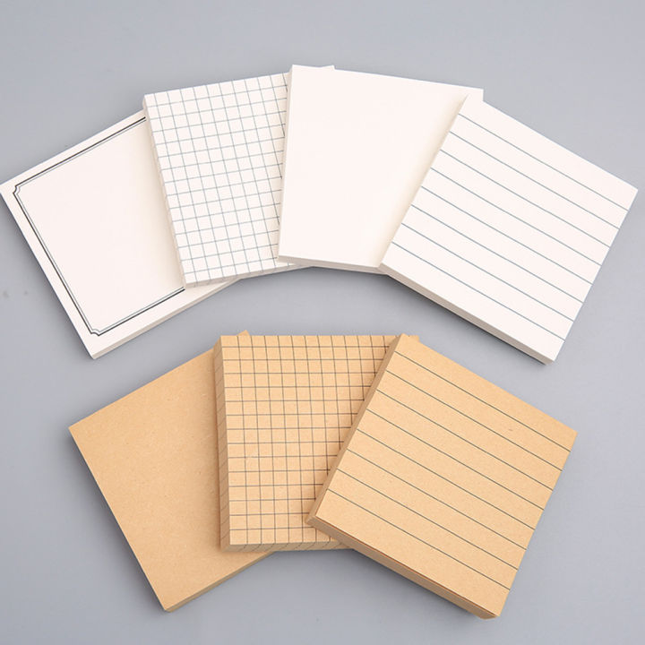 【MINISO】 Minimalist Sticky Notes Grid/Lined/Blank Note Pad Memo Pad ...
