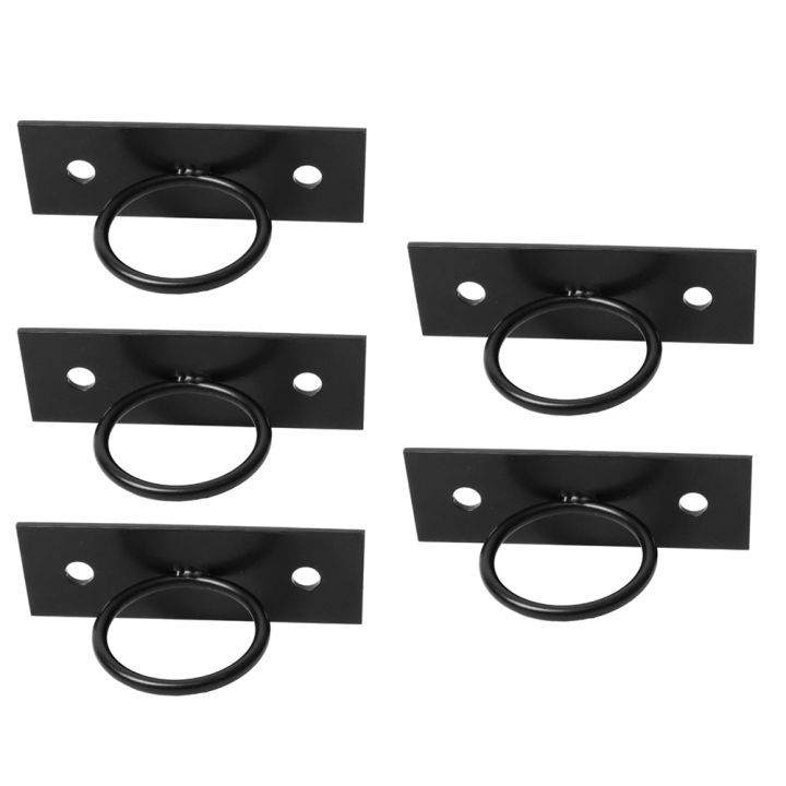 5Pack Black Decorative Ring Rope Supports Holders for Rope Fencing ...