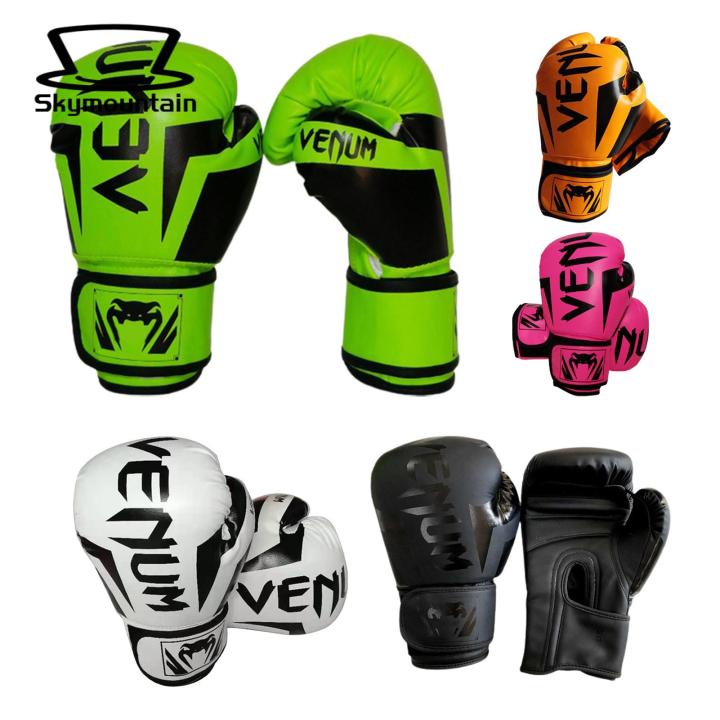 Boxing Gloves 1 Pair Boxing Gloves with Fastening Tape Impact ...