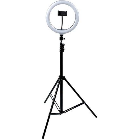10-Inch LED Ring Light Stand with Phone Holder | Daraz.lk