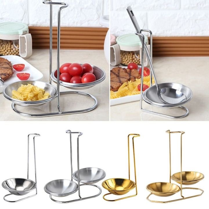 Multi-function Vertical 304 Stainless Steel Soup Spoon Rest Stand ...