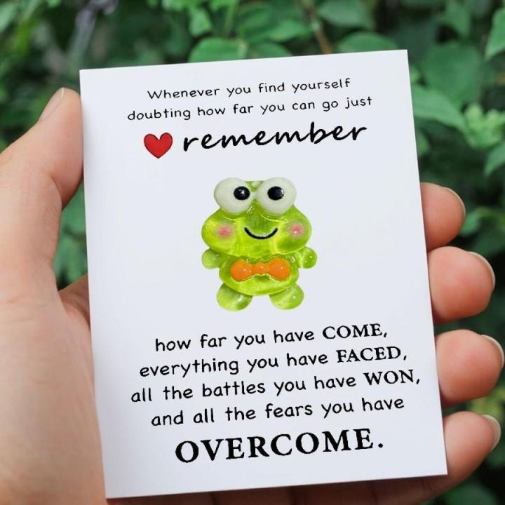 1-100 2D Flat Inspirational Positive Cucumber frog Emotional Support ...