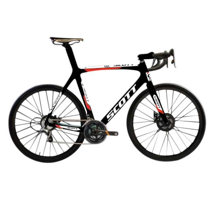 SCOTT Push Bike Cycle Stickers Mountain Bike Luminous Reflective & PVC ...