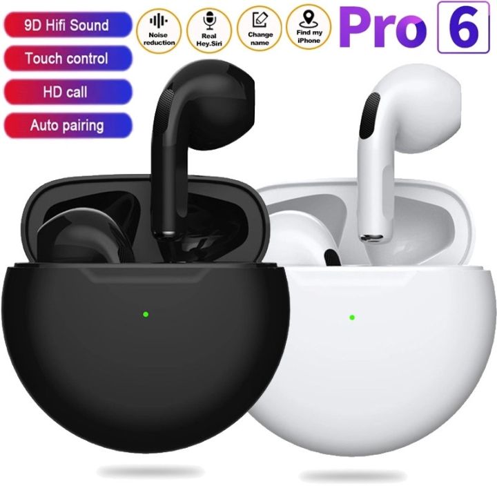 Pro 6 Mini TWS Wireless Bluetooth Headsets i 12 tws Pro 6 Stereo ...