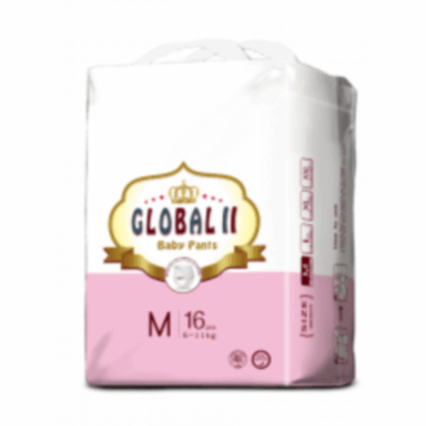 Global Baby Diaper Pants Pack – Medium (6-11kg) 16pcs | Daraz.lk