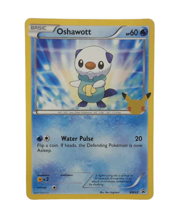 Pokémon Oshawott Jambo card - Real | Daraz.lk