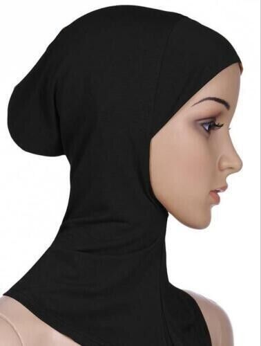 Muslim Neck Cover Head scarf Inner Hijab Caps Islamic Underscarf Ninja ...