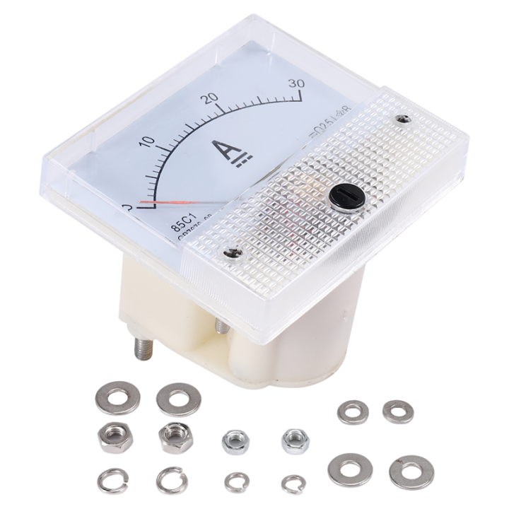 85C1-A Dc Analog Ampere Meter Panel Meter Gauge 30A Gauge Current ...