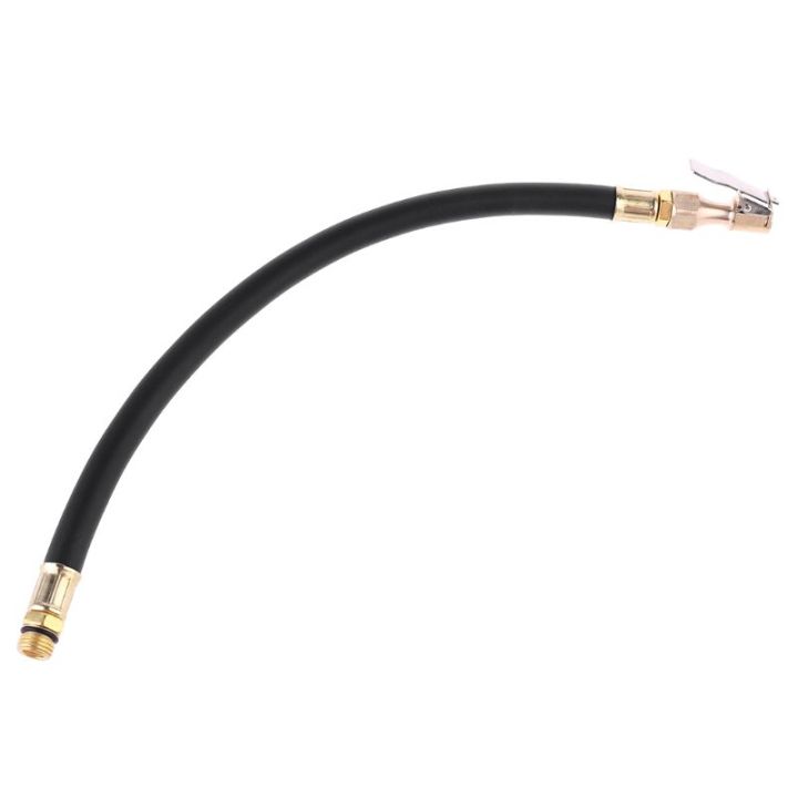 A2UD Car Tire Inflator Hose 1/4" Fast Self-locking Chuck Pressure Gauge ...