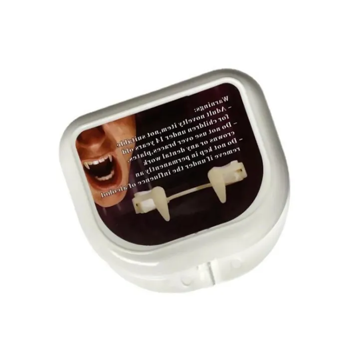 vampire teeth New Halloween Cosplay Retractable Vampire Teeth Dentures ...