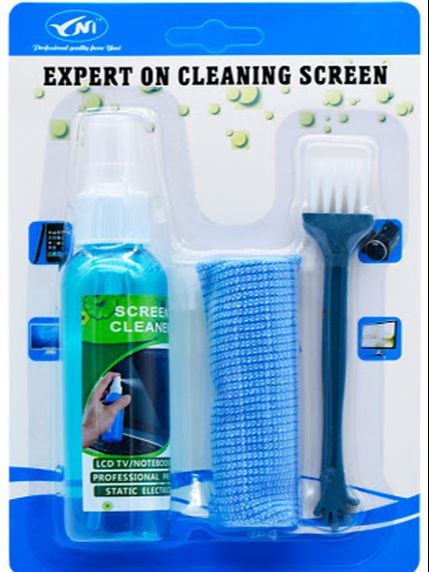 3 in 1 Screen Cleaning Set for PC, Laptops, Monitors, Mobiles, LCD, LED ...