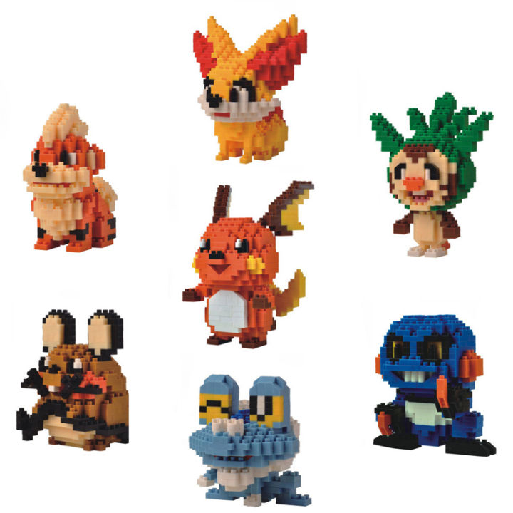 LNO Pokemon Micro Brick Charmander Poliwhirl Bulbasaur Meowth Magikarp ...