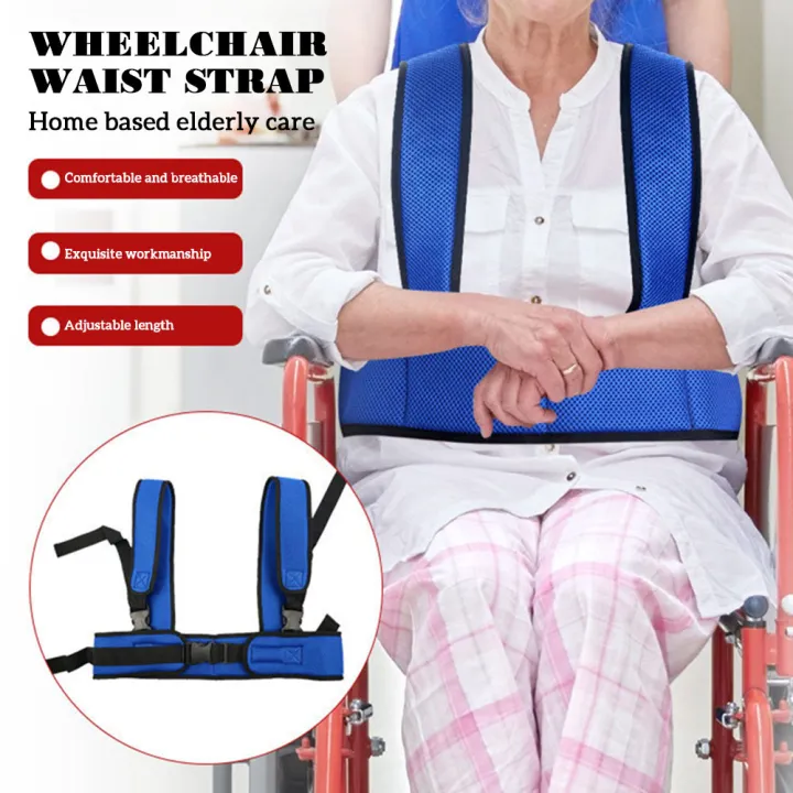 Wheelchair Fall Prevention Safety Seat Belt Shoulder Fixing Straps ...