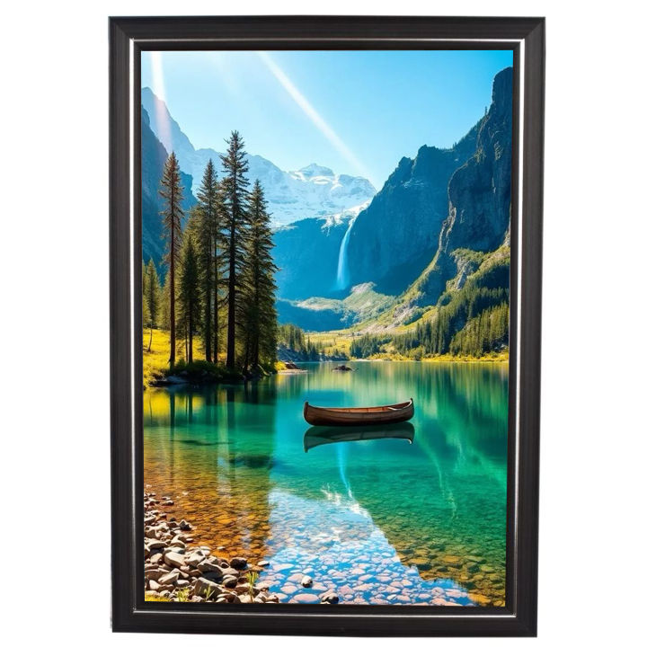 A4 Size Scenery Framed Scenery Photo with Stand & Hang 12 x 8 inch Size ...