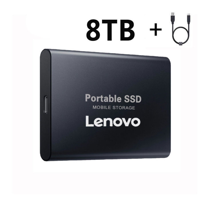 New Lenovo Portable 2TB SSD 4TB 16TB External Hard Drive Type-C USB 3.0 ...